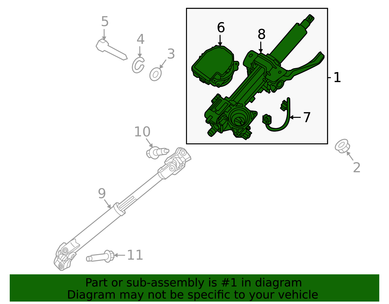 56310-R0020 - Steering Column 2022-2024 Kia Carnival | Kia.Parts Store