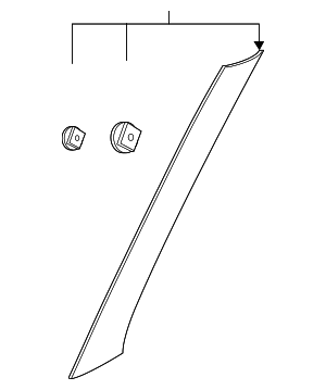 2020-2024 Hyundai Venue Pillar Molding 86250-K2000 | OEM Parts Online