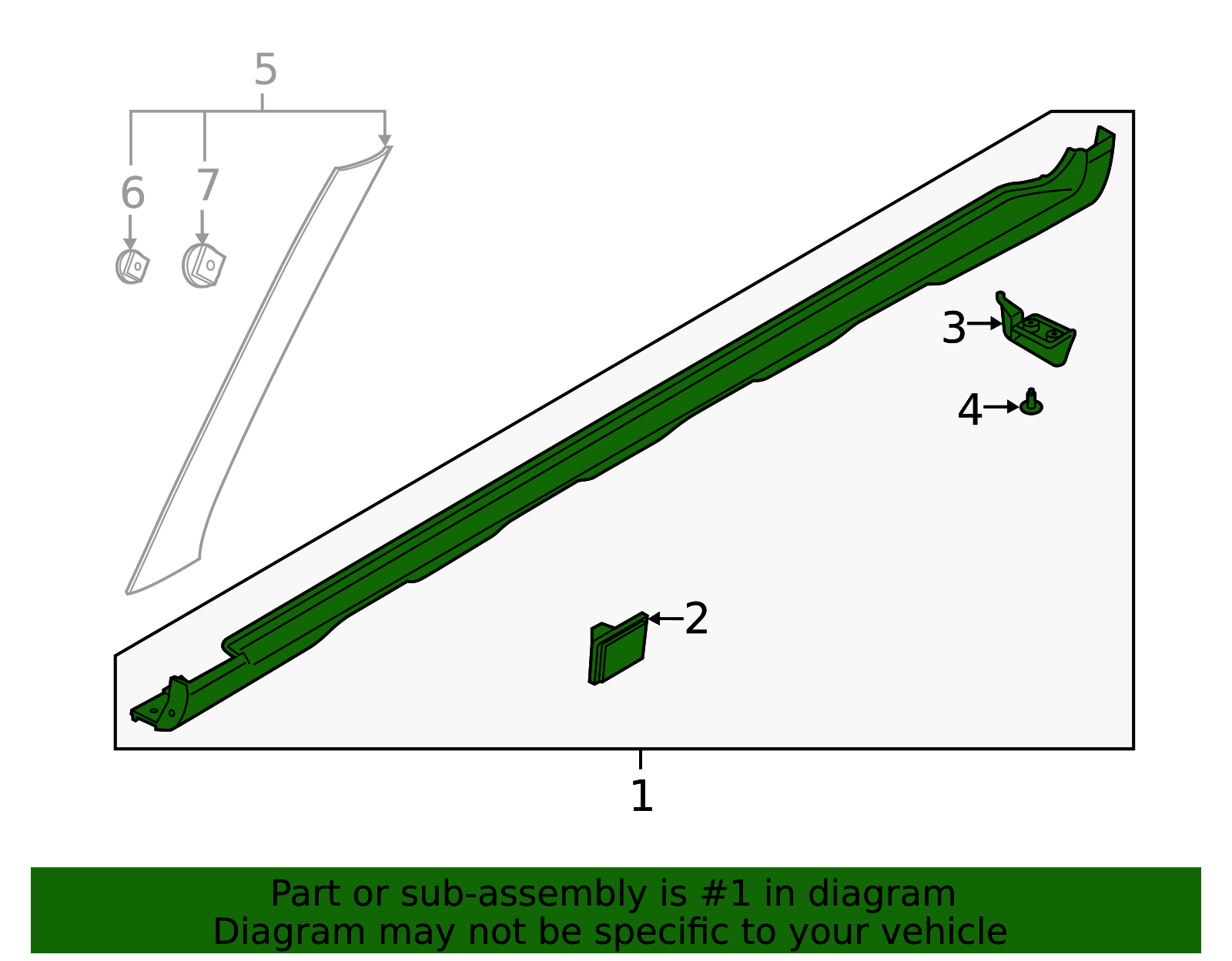 2020-2025 Hyundai Venue Rocker Molding 87752-K2000-CA | OEM Parts Online