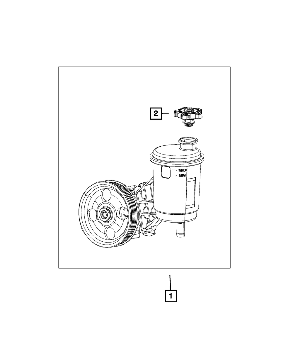Power Steering Pump for 2011-2018 Ram | OEM Mopar 68225509AC | Mopar ...