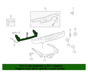 2007-2013 Toyota Tundra Reinforcement 52023-0C130 | OEM Parts Online