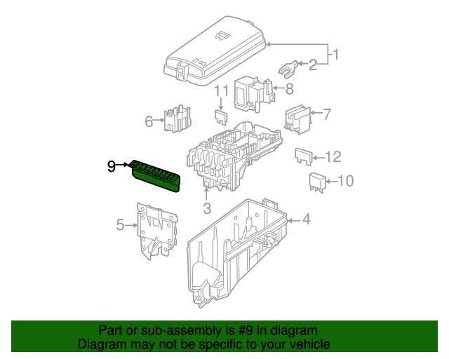 2015-2024 Audi Main Fuse 5Q0-937-629-C | OEM Parts Online