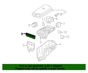 2015-2023 Audi Main Fuse 5Q0-937-629-C | OEM Parts Online