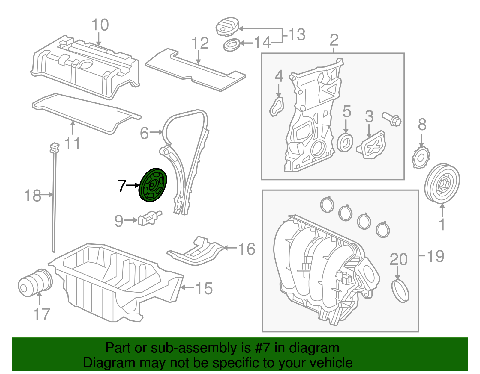 2002-2015 Honda | Camshaft Gear | 14210-PNA-000 | Honda OEM Discount Parts