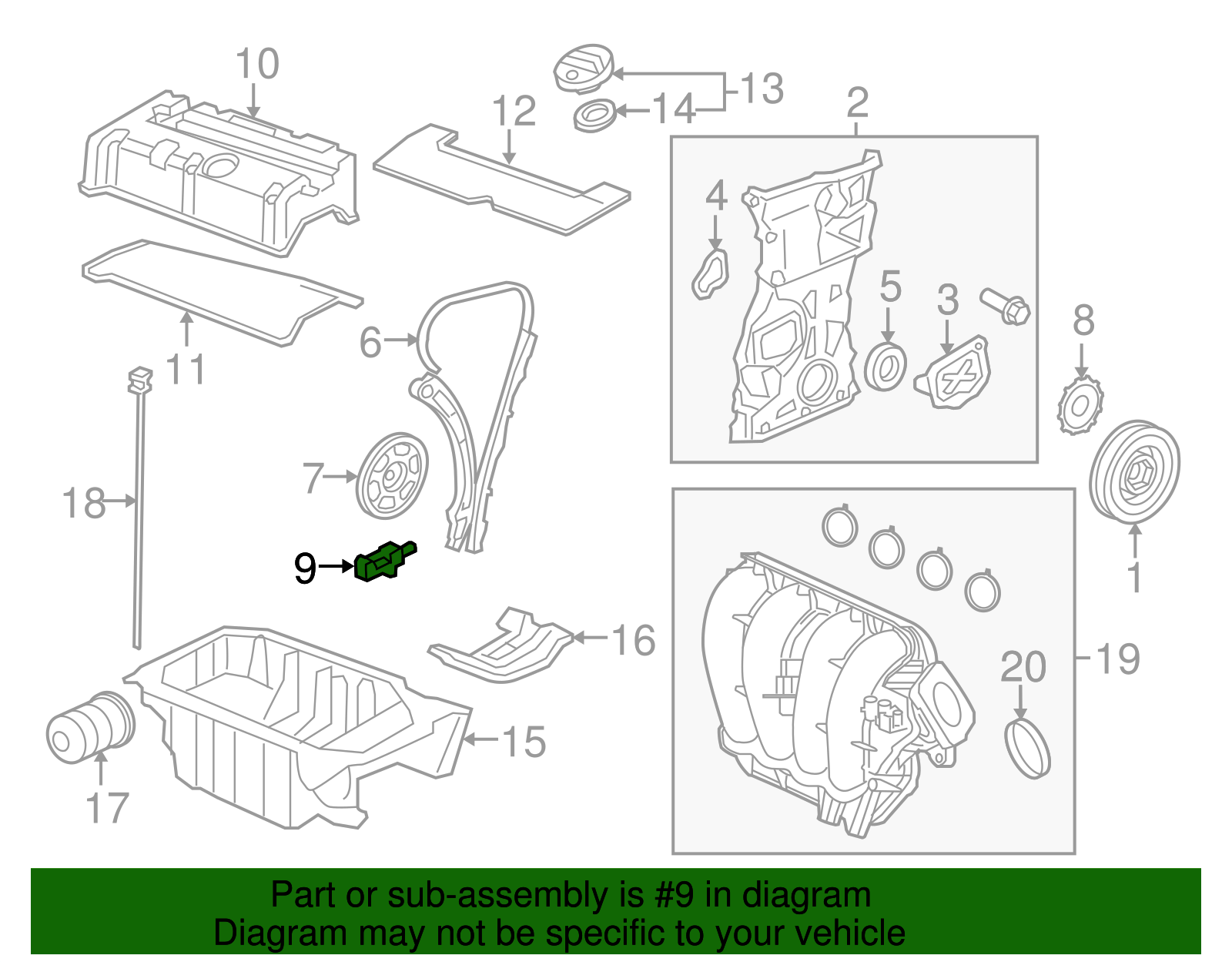 2008-2015 Honda Engine Timing Chain Tensioner 14510-R40-A01 | Cheaper ...