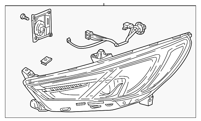 Passenger Side Headlamp 84876203 | TascaParts.com