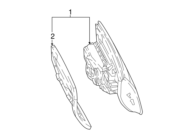 238-906-40-01 - Back Up Light Assembly 2021-2023 Mercedes-Benz ...