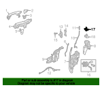 2017-2020 Mercedes-Benz Upper Hinge 205-720-15-37 | MB Online Parts