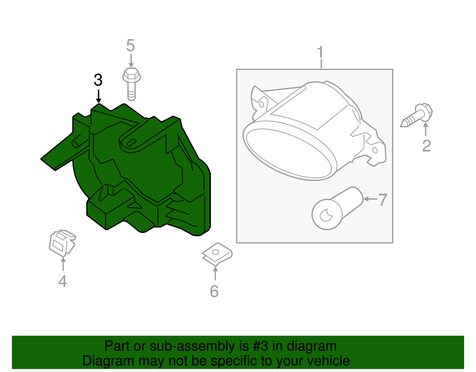 2007-2009 Nissan Altima Bracket 26915-JA00A | Bill Kay Nissan Parts