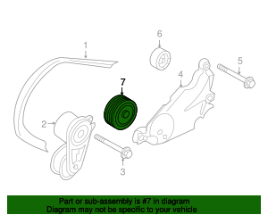 2007-2024 Nissan Idler Pulley 11925-JK20D | Nissan Parts Plus