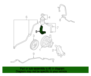 57230-2B300 - Reservoir Mount Bracket - 2007-2009 Hyundai Santa Fe ...