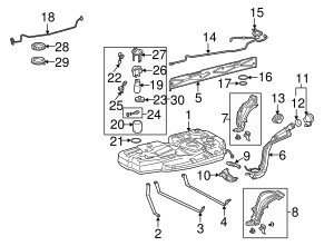 2004-2011 Toyota Fuel Pump Tank Seal 77169-48040 | Sparks Parts