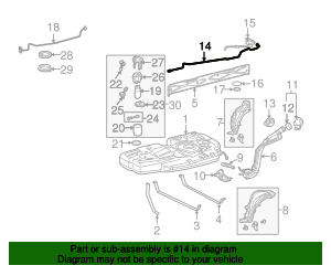 2004-2010 Toyota Sienna Vent Hose 77404-08030 | OEM Parts Online