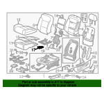 2016-2020 GM Front Seat Cushion Ventilation Blower 84445276 ...