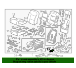 2013-2020 GM Front Seat Adjuster Switch 23247095 GM | GMPartsDirect.com