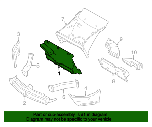 2014-2020 BMW i8 | Center Duct | 51747355434 | BMW OEM Parts Store