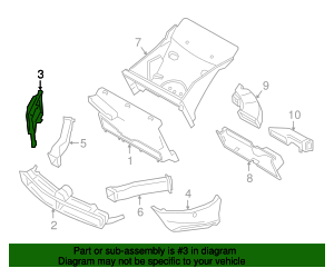 Genuine BMW 51-11-7-336-186 | Outer Duct | FREE Shipping on Most Orders ...