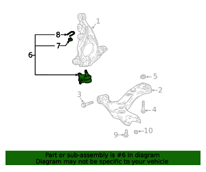 43330-49215 - Suspension Ball Joint 2015-2024 Lexus | AutoNationParts.com