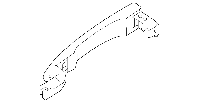2014-2021 Nissan Handle, Outside 80640-4BA1C | TascaParts.com