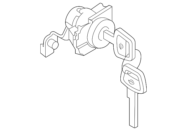 H0601-3TA1A - Door Lock Cylinder 2013-2024 Nissan | AutoNationParts.com