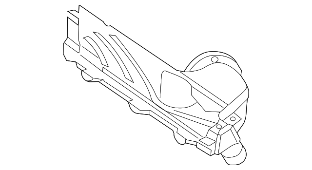2016-2018 Audi A3 Sportback e-tron Duct 5Q0-129-621-G | Audi OEM Parts Guy