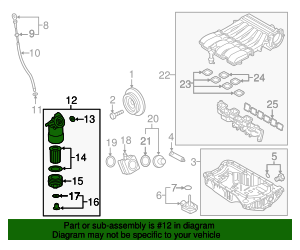 2004-2012 Volkswagen Touareg Engine Oil Filter Housing 03H-115-403-J ...