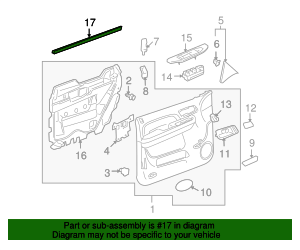22832144 - OEM GM Belt W'strip | GMPartsCenter.net | GM Parts Center