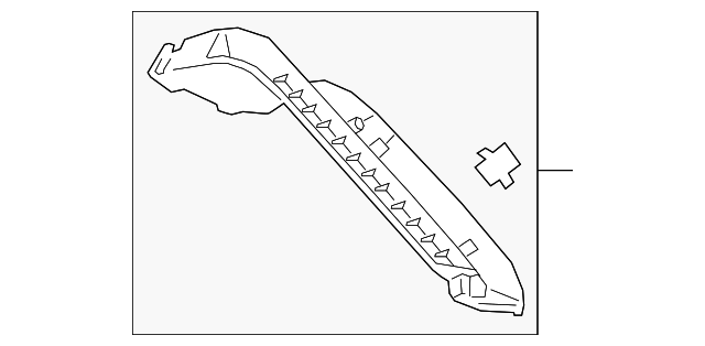 2019-2025 Cadillac XT4 F Panel 84568777 GM | GMPartsDirect.com
