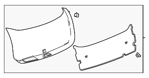 2019-2025 Cadillac XT4 Panel 84655063 GM | GMPartsDirect.com