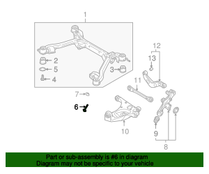 WHT-001-679 - Adjust Bolt 2002-2009 Audi | Audi OEM Parts