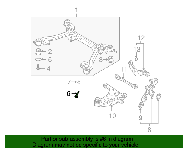 WHT-001-679 - Adjust Bolt 2002-2009 Audi | Audi OEM Parts