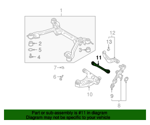 2002-2009 Audi Lateral Arm 8E0-501-529-P | OEM Parts Online