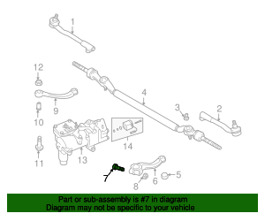 32201142083 - 1995-2003 BMW Pitman Arm Bolt (32-20-1-142-083) | BMW of ...
