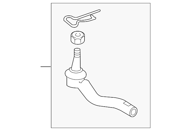 45460-59085 - Outer Tie Rod - 2007-2017 Lexus | MyLexusParts