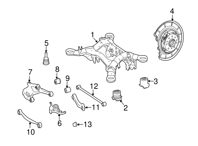 2006-2012 Mercedes-Benz Suspension Control Arm 164-350-19-06 ...
