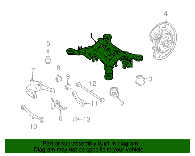 164-350-01-32 - Cross-Member 2006-2012 Mercedes-Benz | Mercedes-Benz ...
