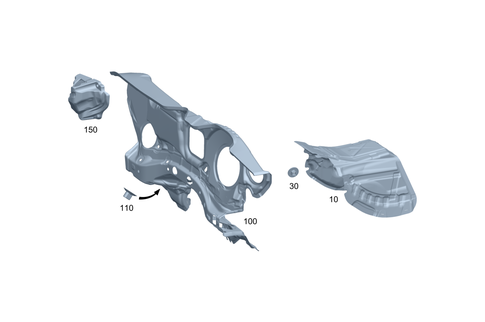 Engine Compartment Damping for 2024 Mercedes-Benz GLB 250 | Mercedes ...