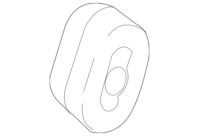 204-492-02-44 - Exhaust System Hanger 2011-2013 Mercedes-Benz E 350 ...