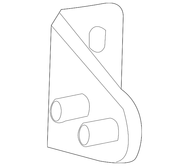 212-492-16-41 - Converter Bracket 2011-2013 Mercedes-Benz E 350 ...