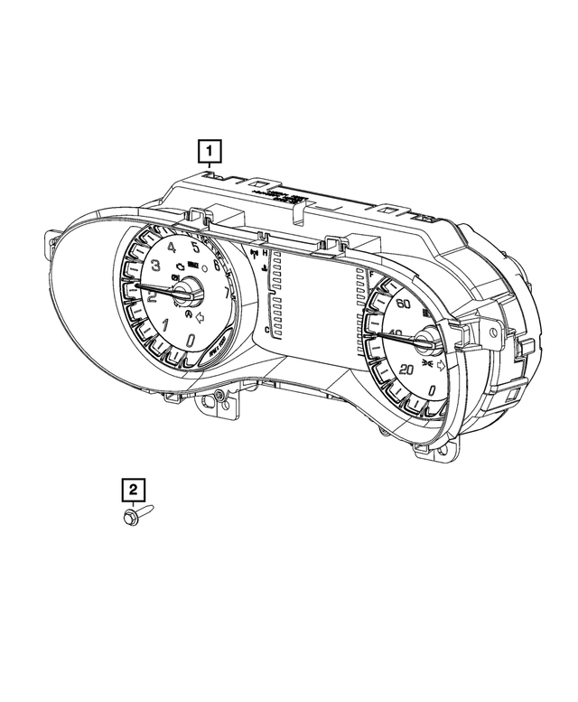 2023-2024 Chrysler Instrument Panel Cluster 68594997AD | My Mopar Parts