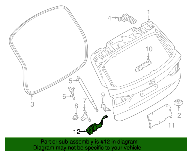 Genuine BMW 51-24-9-450-528 | Tailgate Lift Motor | FREE Shipping on ...