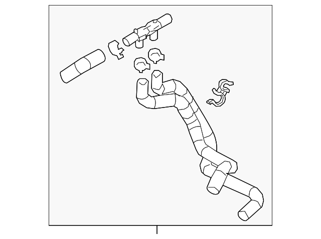 2018-2023 Toyota Engine Coolant Hose 16260-0P100 | Toyota Parts Center