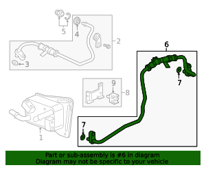 2020-2024 GM Transmission Cooler Inlet and Outlet Pipe 84964982 | OEM ...