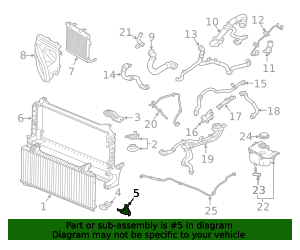 2016-2023 Jaguar Radiator Lower Bracket T2H53098 | JaguarParts.com