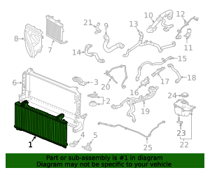2017-2023 Jaguar Radiator T2H7868 | AutoNationParts.com