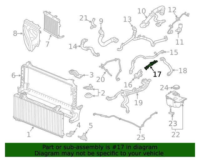 2018-2023 Jaguar Oil Cooler Tube T2H20155 | JaguarParts.com