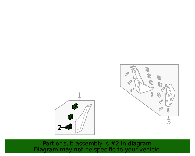 91513-T0A-A01 - Clip Arch Protector - 2012-2020 Honda | Honda Car Parts ...