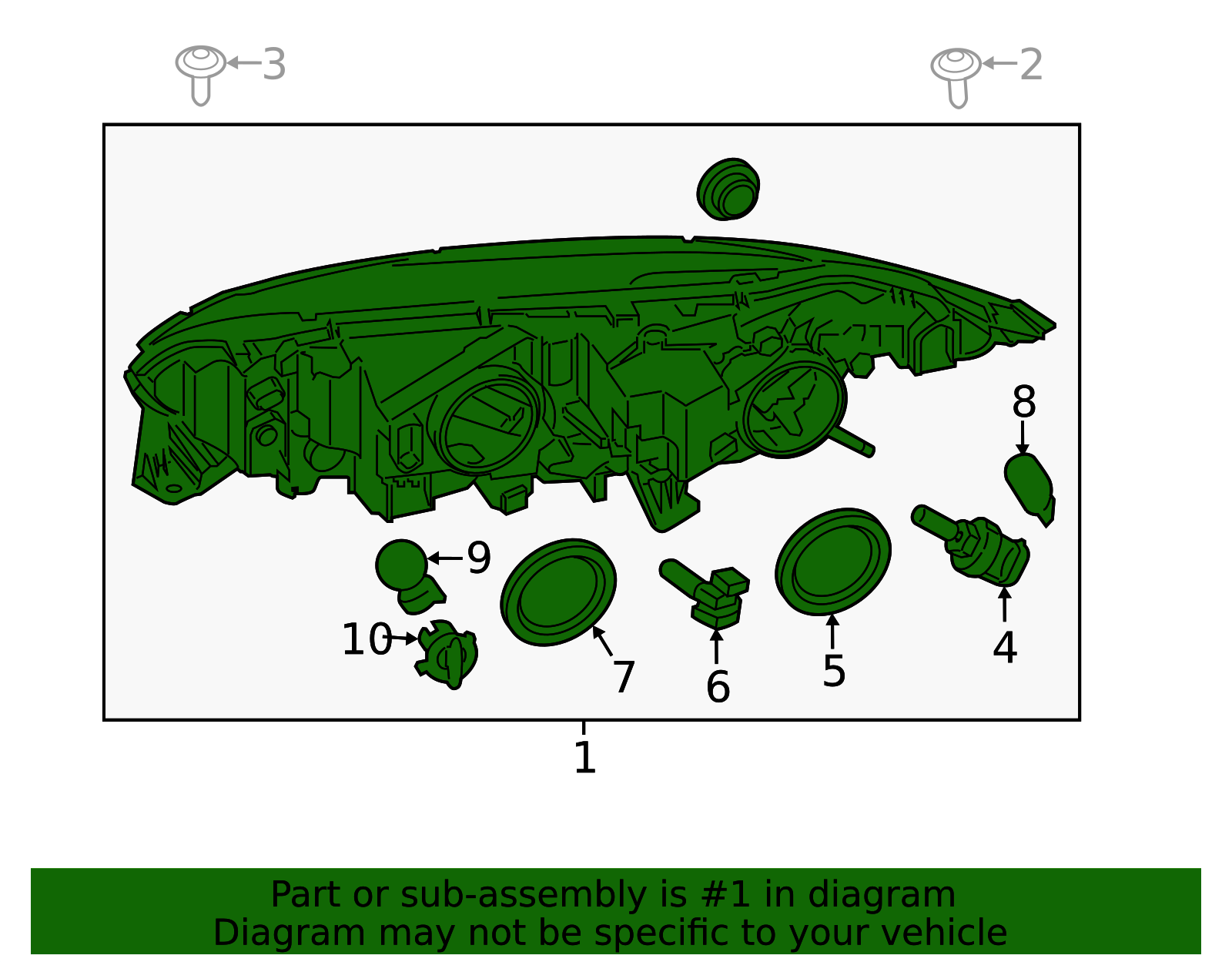 2020-2023 Ford Transit Connect Composite Assembly KT1Z-13008-AB | OEM ...