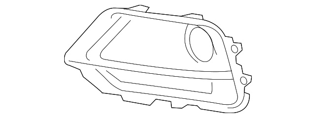 42537707 - Front Driver Side Fog Lamp Bezel 2017-2022 Chevrolet Trax ...