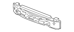 42574995 - Front Bumper Fascia Energy Absorber 2017-2022 Chevrolet Trax ...
